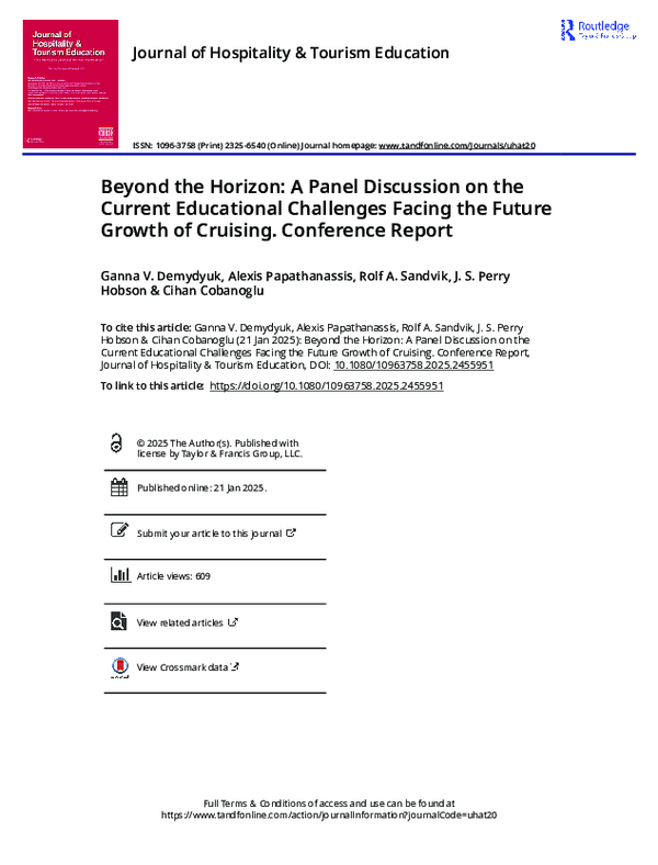 (PDF) Beyond the Horizon: A Panel Discussion on the Current Educational ...