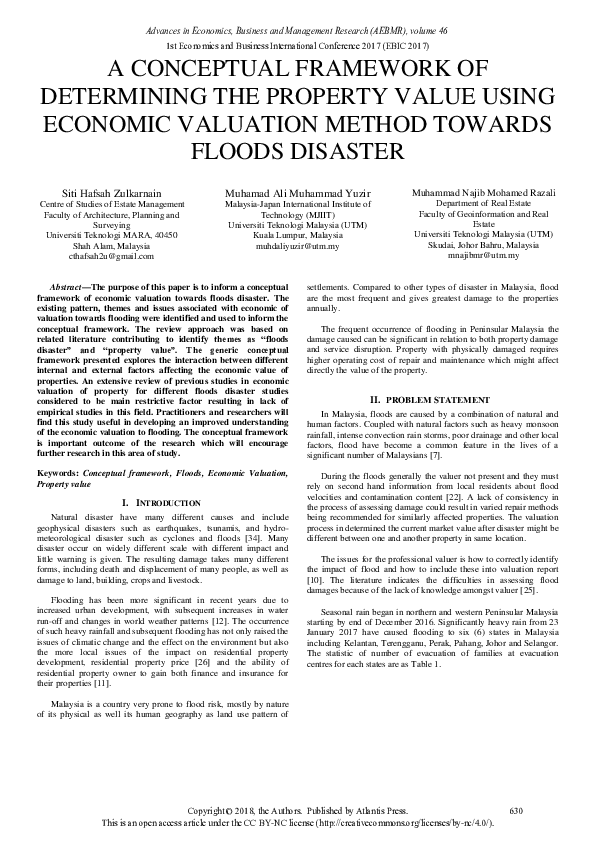 (PDF) A Conceptual Framework of Determining the Property Value Using ...