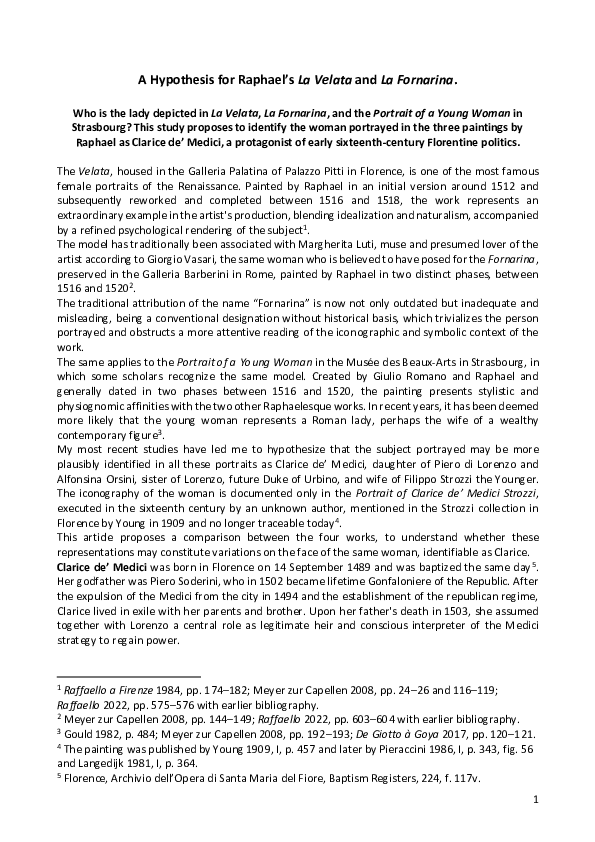(PDF) This is the English translation of the article: 'A Hypothesis for ...