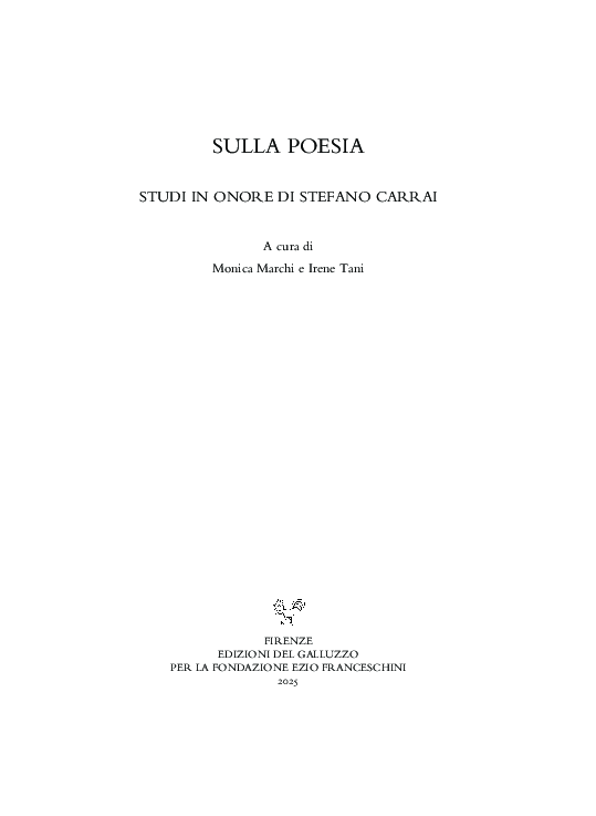 (PDF) Il «castello incantevole» dei ricordi. Un biglietto recuperato di ...