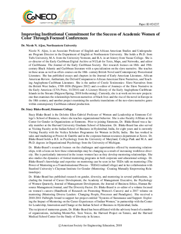 (PDF) Improving Institutional Commitment for the Success of Academic ...