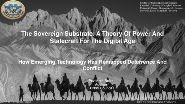 (PDF) The Sovereign Substrate: A Theory Of Power And Statecraft For The ...