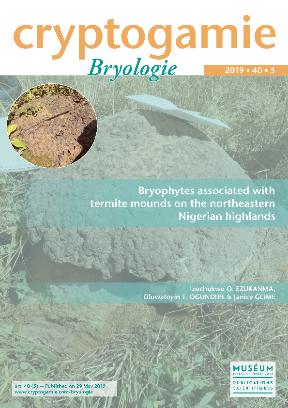 (PDF) Bryophytes Associated with Termite Mounds on the Northeastern ...