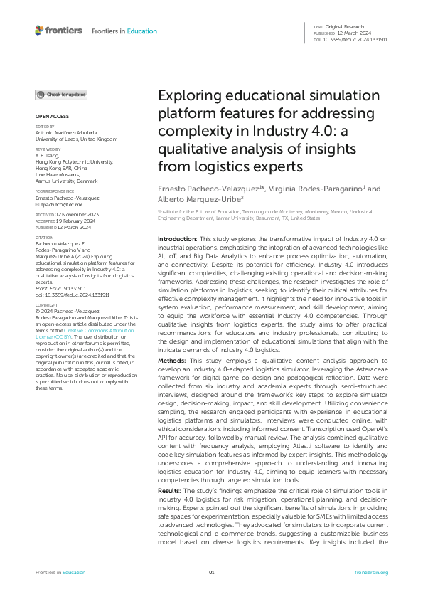 (PDF) Exploring educational simulation platform features for addressing ...