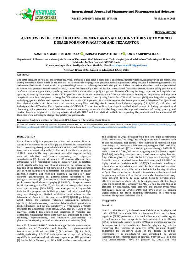 (PDF) A REVIEW ON HPLC METHOD DEVELOPMENT AND VALIDATION STUDIES OF COMBINED DOSAGE FORM OF ...