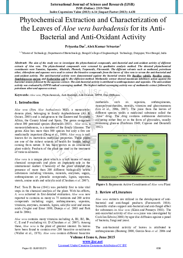 (PDF) Phytochemical Extraction and Characterization of the Leaves of ...