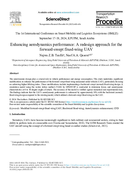 (PDF) Enhancing aerodynamics performance: A redesign approach for the ...