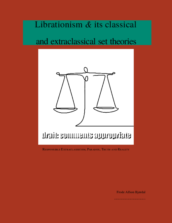(PDF) Librationist and classical set theories