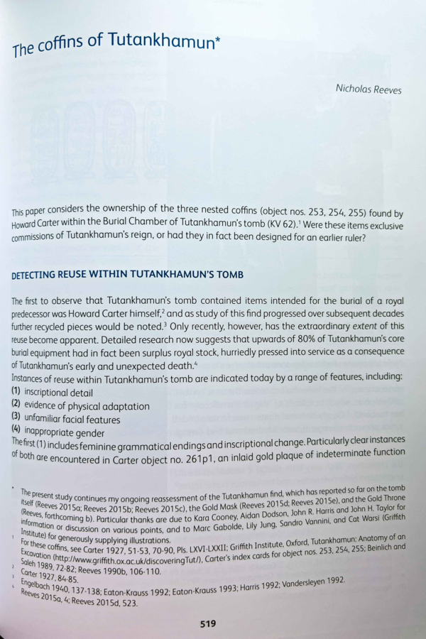 (PDF) The Coffins of Tutankhamun (2025)