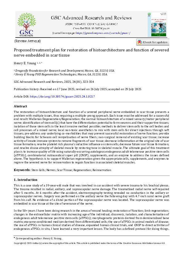 (PDF) Proposed treatment plan for restoration of histoarchitecture and ...