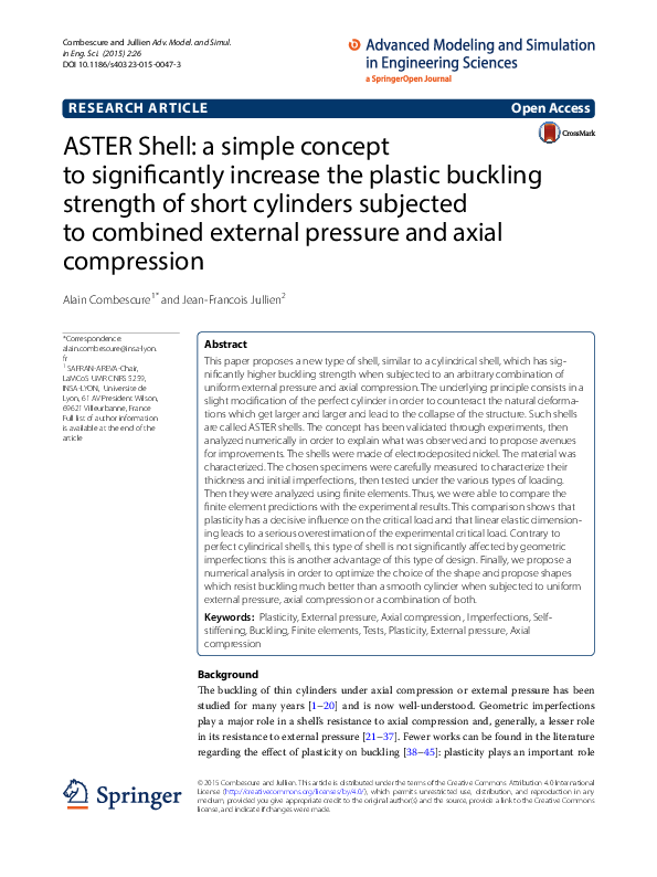 (PDF) ASTER Shell: a simple concept to significantly increase the ...