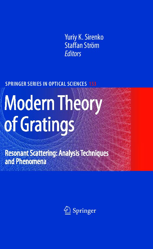 (PDF) Modern Theory of Gratings