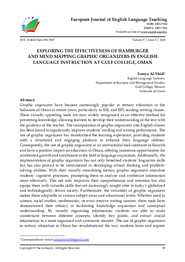 (PDF) European Journal of English Language Teaching