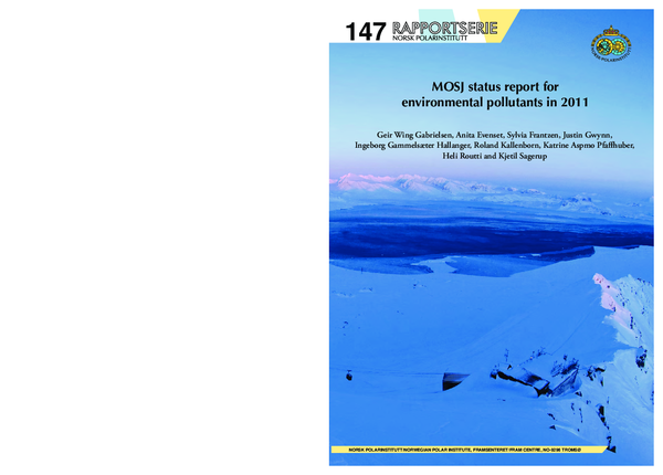 (PDF) MOSJ status report for environmental pollutants in 2011
