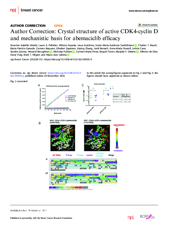 (PDF) Author Correction: Crystal structure of active CDK4-cyclin D and ...