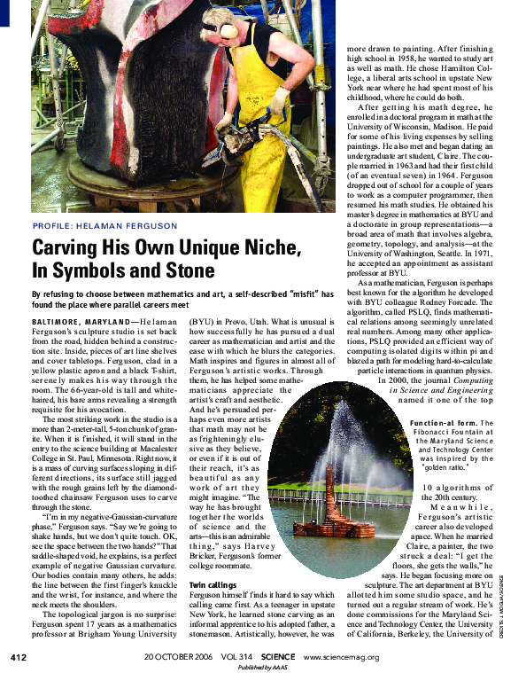 (PDF) Carving His Own Unique Niche, in Symbols and Stone