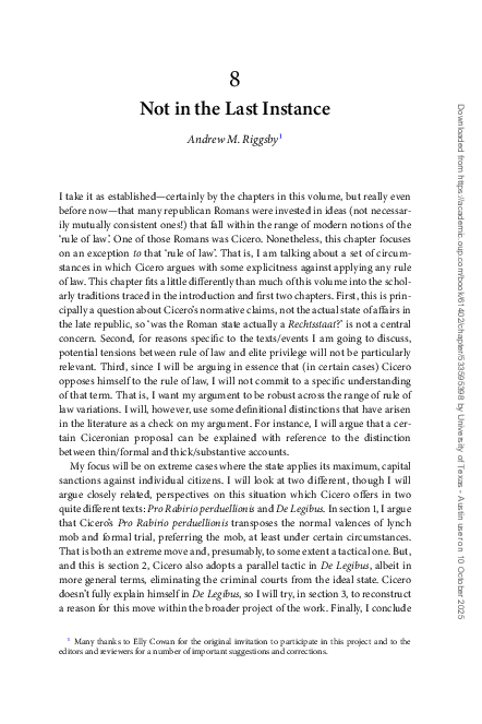 (PDF) Not in the last instance