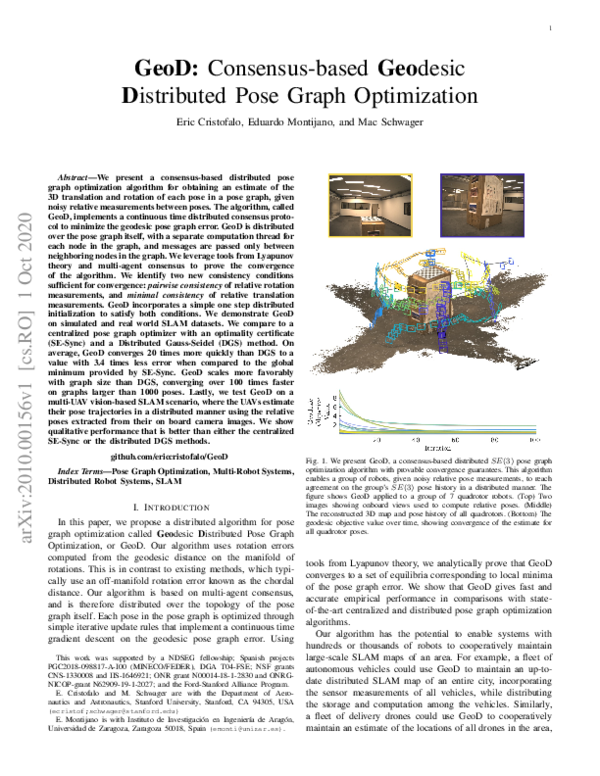 (PDF) GeoD: Consensus-based Geodesic Distributed Pose Graph Optimization