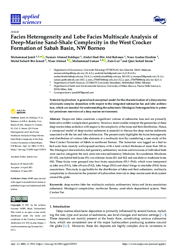 (PDF) Facies Heterogeneity and Lobe Facies Multiscale Analysis of Deep ...