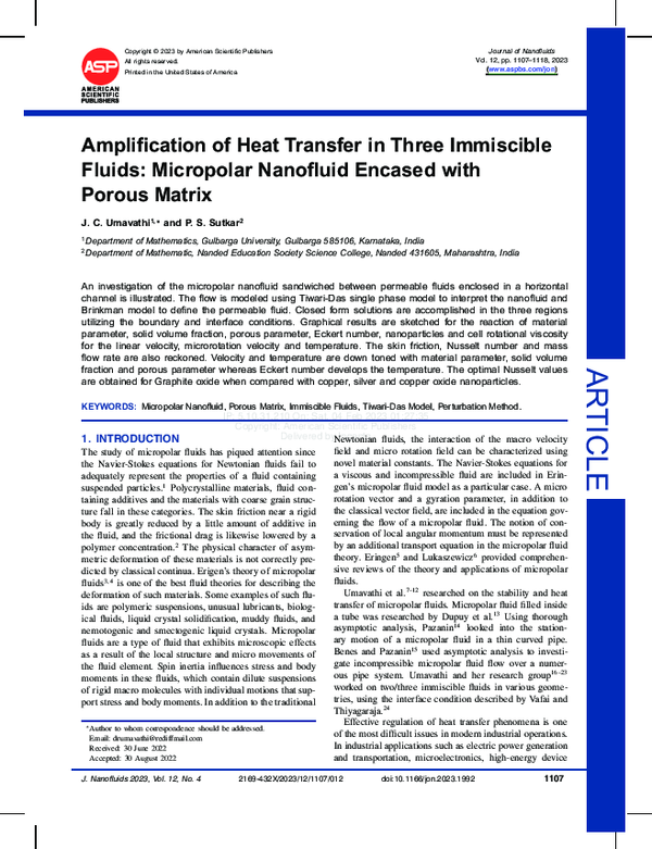 (PDF) Amplification of Heat Transfer in Three Immiscible Fluids ...