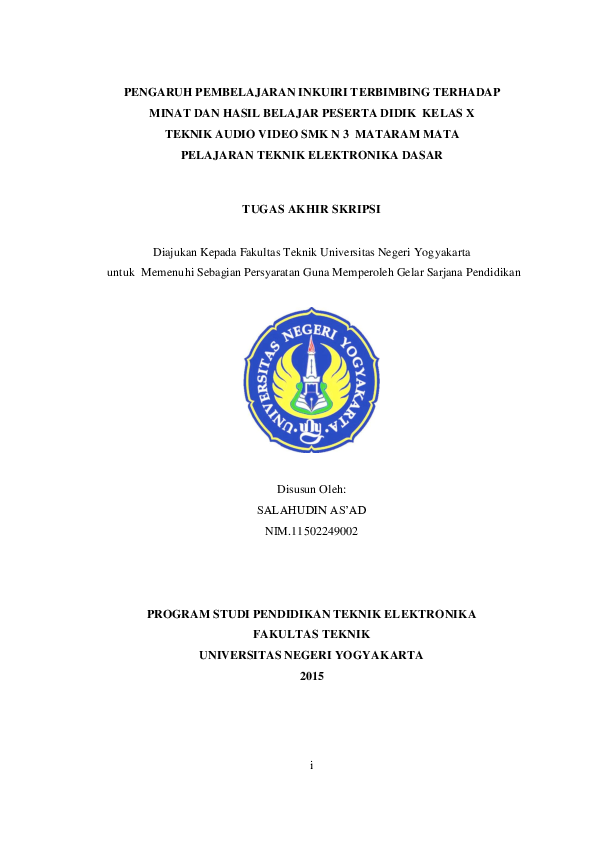 (PDF) Pengaruh Pembelajaran Inkuiri Terbimbing Terhadap Minat Dan Hasil ...