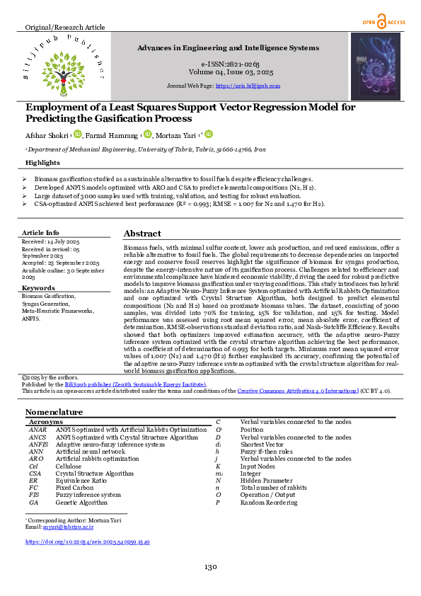 (PDF) Employment of a Least Squares Support Vector Regression Model for Predicting the ...