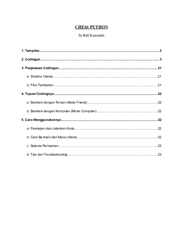 (PDF) CHESS PYTHON