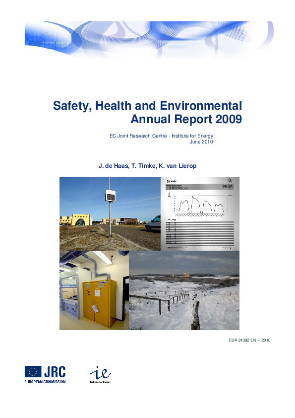 (PDF) Safety, Health and Environmental Annual Report 2009