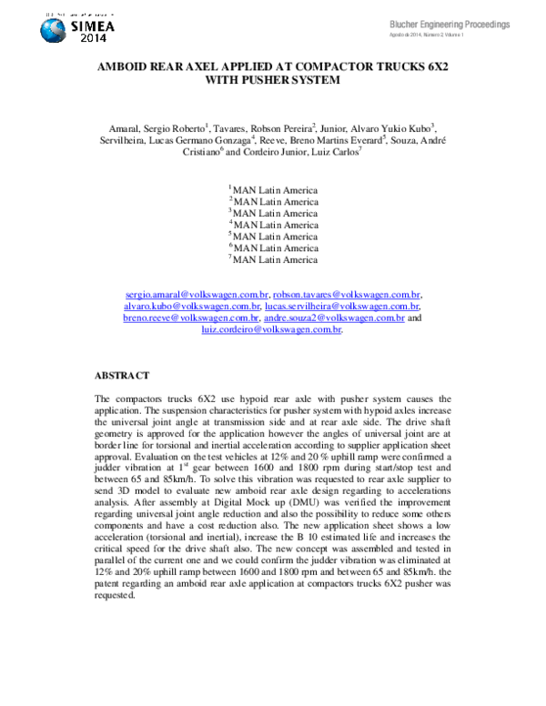 (PDF) AMBOID REAR AXEL APPLIED AT COMPACTOR TRUCKS 6X2 WITH PUSHER SYSTEM