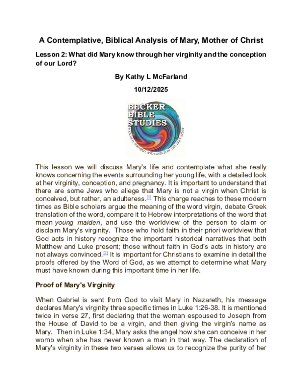 (PDF) A Contemplative, Biblical Analysis of Mary, Mother of Christ ...