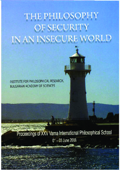 (PDF) Philosophy of Security in an Insecure World, IPhR-BAN, 2010