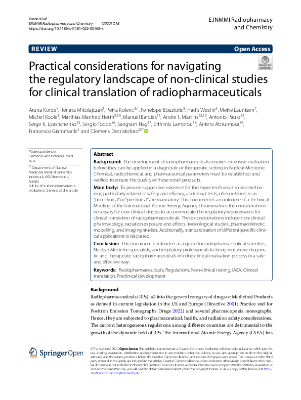 (PDF) Practical considerations for navigating the regulatory landscape ...