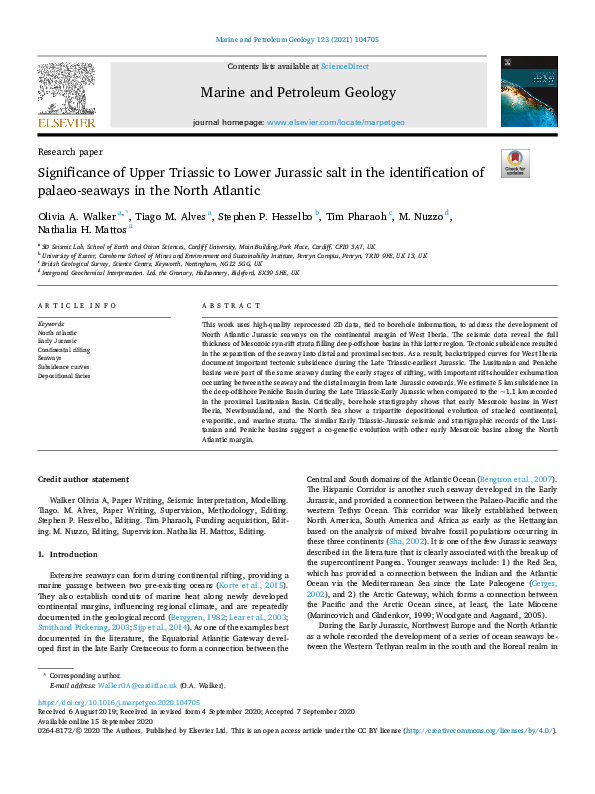 (PDF) Significance of Upper Triassic to Lower Jurassic salt in the ...