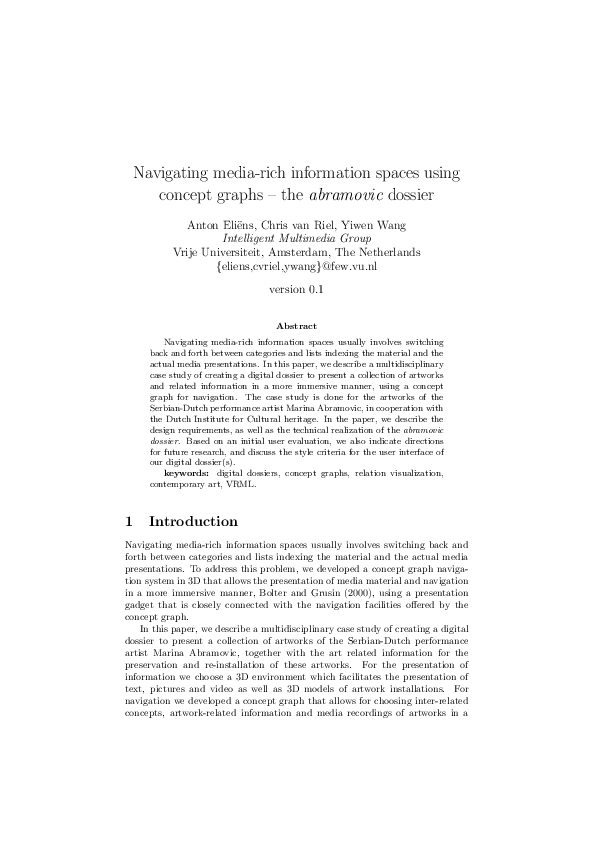(PDF) Navigating media-rich information spaces using concept graphs ...