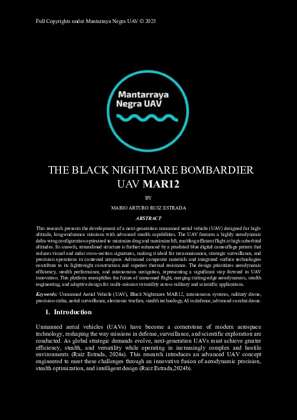 (PDF) THE BLACK NIGHTMARE BOMBARDIER UAV MAR12