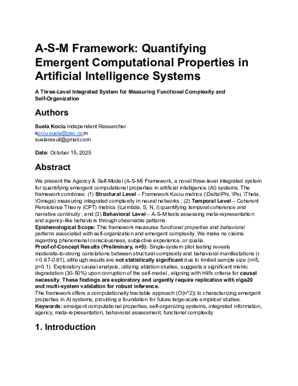 (PDF) A-S-M Framework: Quantifying Emergent Computational Properties in Artificial Intelligence ...
