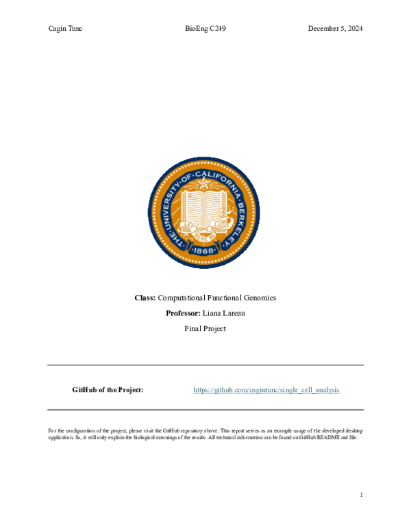 (PDF) Single-Cell Analysis Desktop Application (Sample Usage)