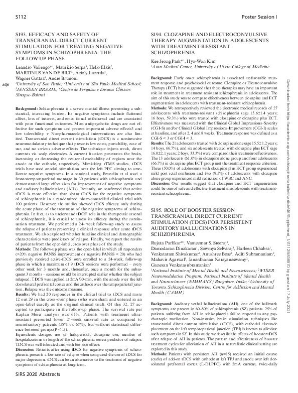 (PDF) S193. Efficacy and Safety of Transcranial Direct Current ...