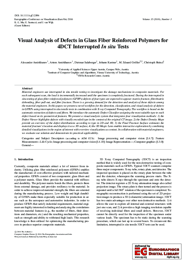 (PDF) Visual Analysis of Defects in Glass Fiber Reinforced Polymers for ...