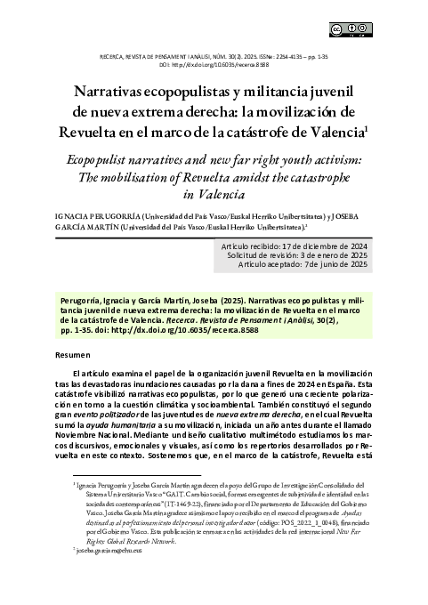 (PDF) Perugorría, Ignacia y García Martín, Joseba (2025). Narrativas ...