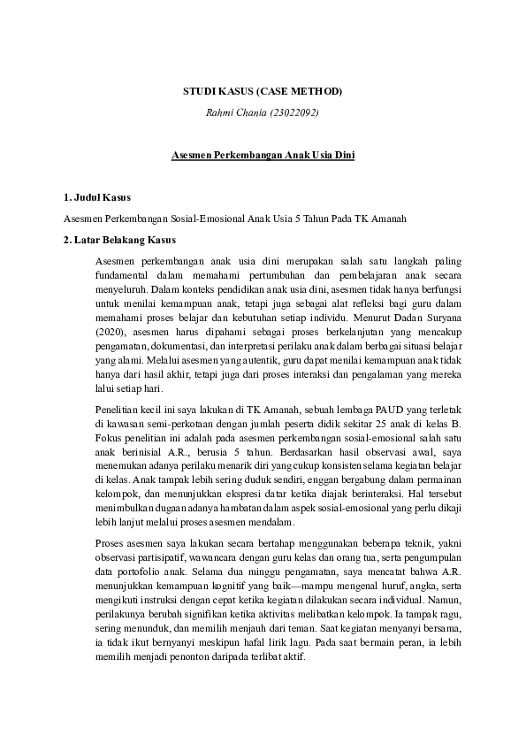 (PDF) Chase method Assesment