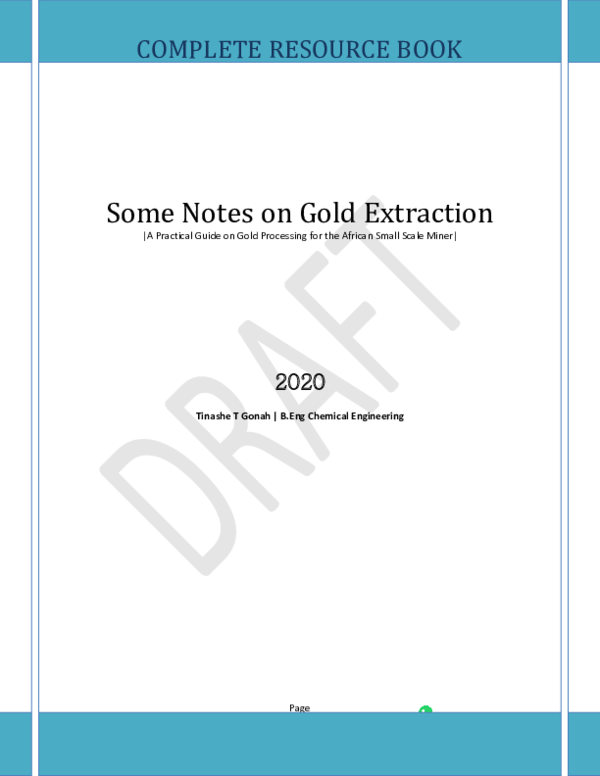 (PDF) TG's Complete Vat Leaching and CIP Handbook