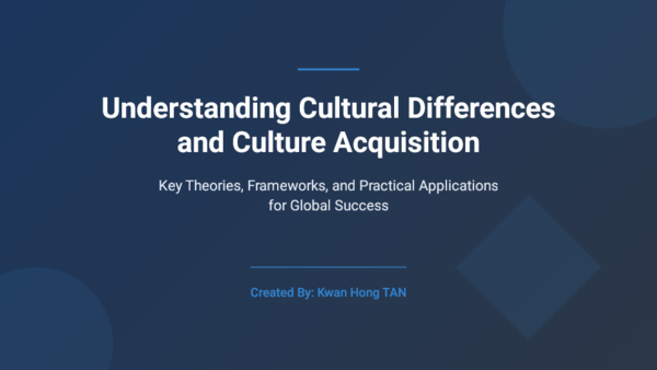 (PDF) Understanding Cultural Differences and Culture Acquisition: Key ...