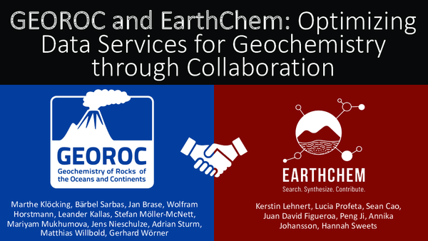 (PDF) GEOROC and EarthChem: Optimizing Data Services for Geochemistry ...