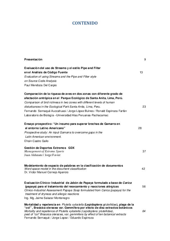 (PDF) Contenido De Los Artículos De La 5TA Edición