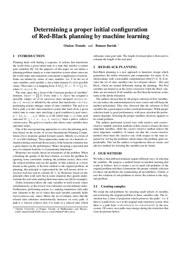 (PDF) Determining a proper initial configuration of Red-Black planning ...