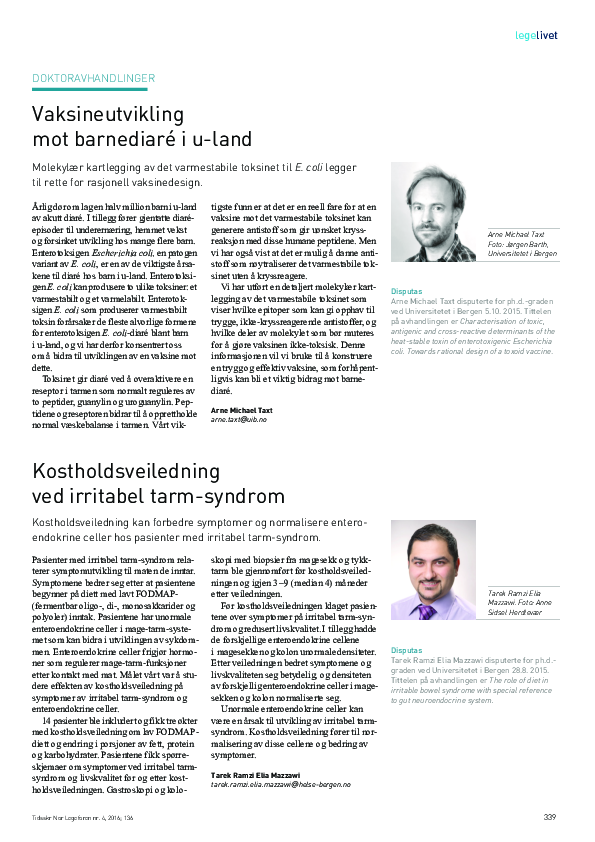(PDF) Kostholdsveiledning ved irritabel tarm-syndrom