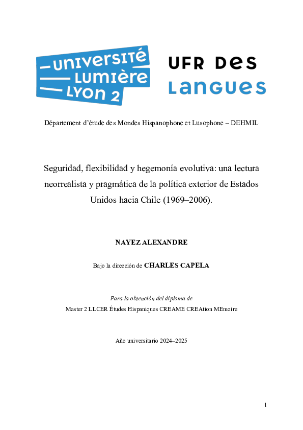 (PDF) Seguridad, flexibilidad y hegemonía evolutiva: una lectura ...