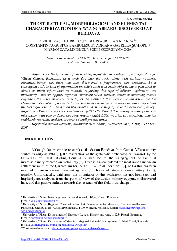 (PDF) The Structural, Morphological and Elemental Characterization of a ...