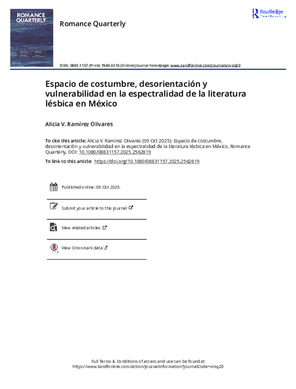 (PDF) Espacio de costumbre desorientaci n y vulnerabilidad en la ...